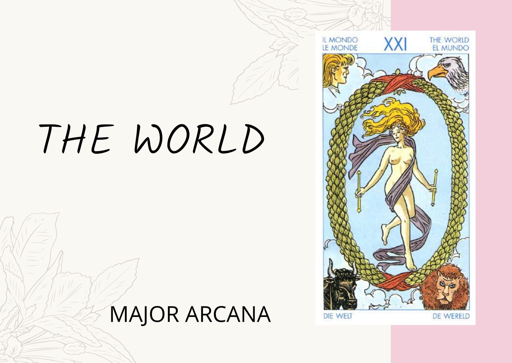 Meaning of the World Tarot Card: A Comprehensive Guide